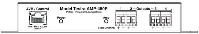 Tesira Amplifiers - Plenum Mount