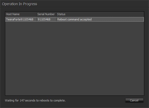 Device Maintenance Settings