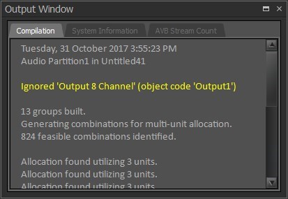 Output Window